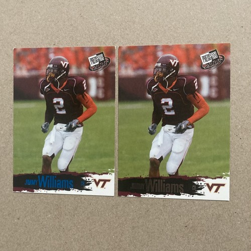 2006 Jimmy Williams Press Pass Base & Blue #33 Virginia Tech Hokies ...