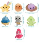 Plush Toy Keychain Solar System Space Series Alien,UFO planets Backpack ...