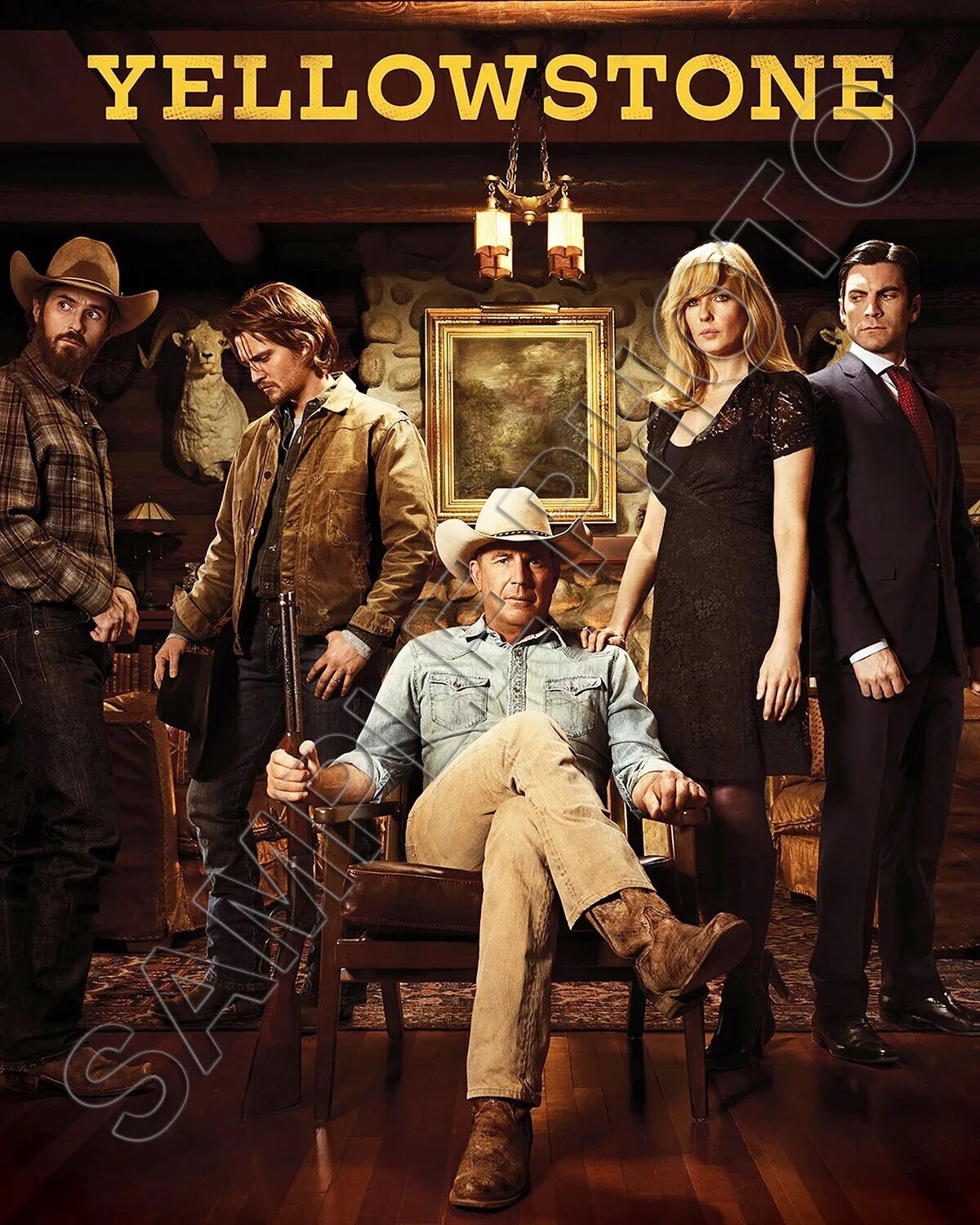 Yellowstone Movie Costner Reilly Grimes Hauser 8x10 Picture Celebrity ...