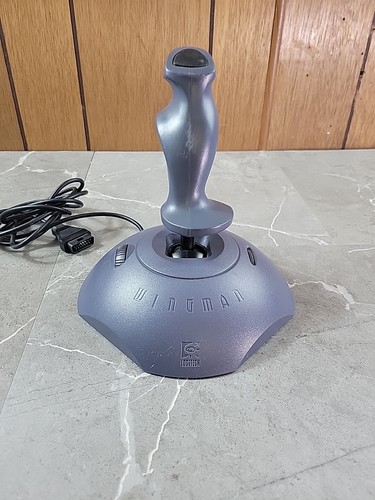 Vintage Logitech Wingman Joystick #3001 for PC & Mac Gaming Flight Sim ...