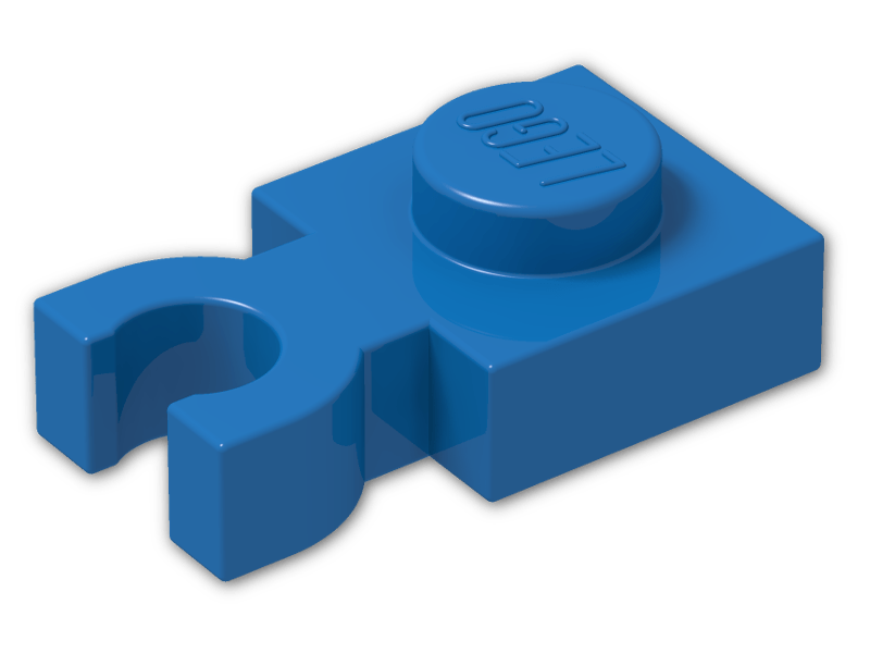 LEGO PLATE MODIFIED 1X1 WITH CLIP VERTICAL (6 PCS) CHOOSE YOUR COLOR ...