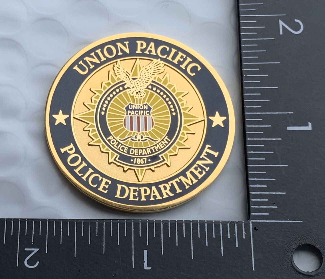Union Pacific Police Dept. Train Railroad Special Agent Challenge Coin ...