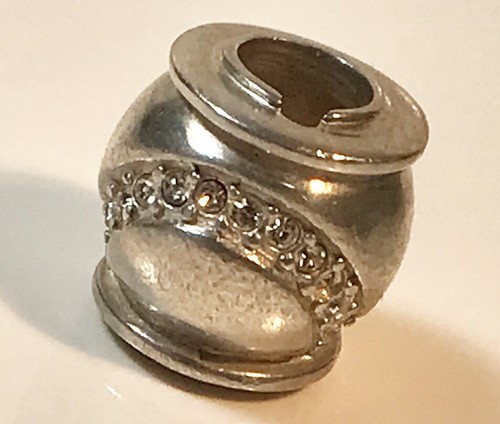 HALIA 925 STERLING SILVER & CZ BEAD CHARM (S214) | eBay