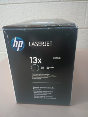 HP Q2613X 13X Black Toner Cartridge 1300 13a q2613a Genuine factory ...
