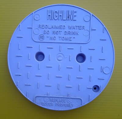 9 in. Purple Round Irrigation Ground Valve Box Lid | eBay