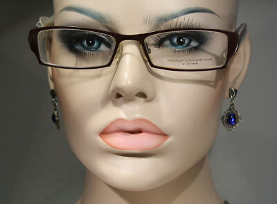 French Connection FCUK Vision OFC7202 Dark Purple & Brown Glasses ...
