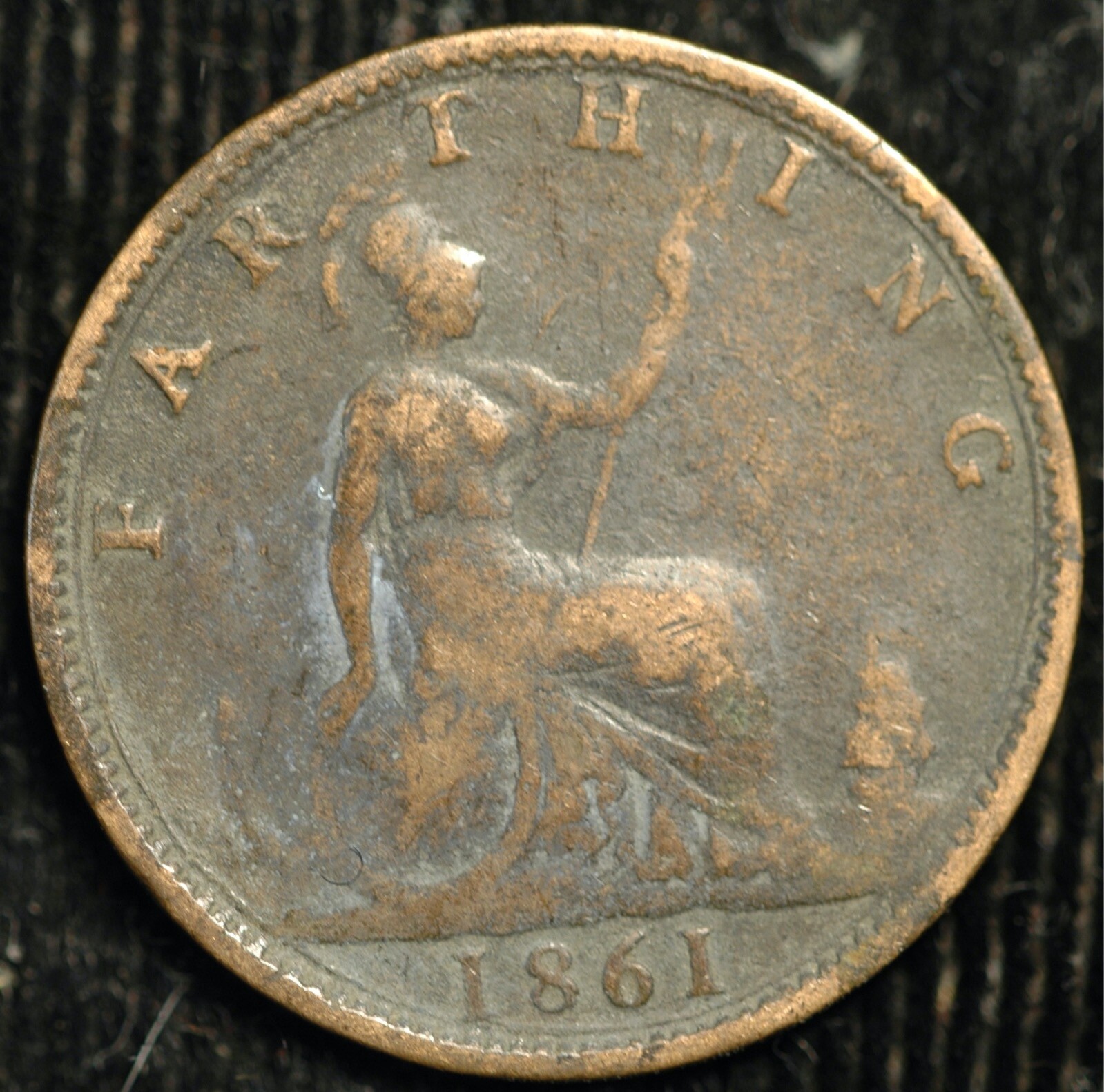 Farthing 1860 - 1894 Victoria Bun Head Choose Your Date (T124) | eBay