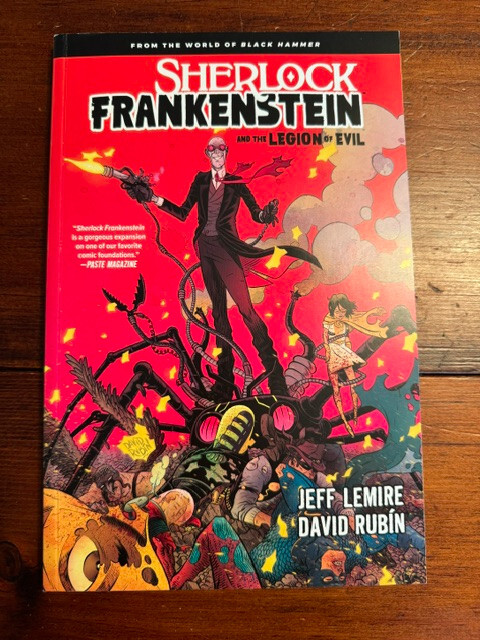 SHERLOCK FRANKENSTEIN/THE LEGION OF EVIL TPB 2017 1ST PRINT-BLACK ...