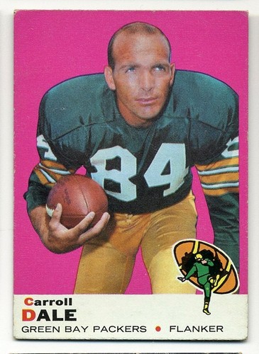 1969 TOPPS GREEN BAY PACKERS CARROLL DALE #77 | eBay