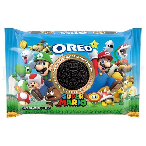 Super Mario SEALED OREO Chocolate Sandwich Cookies, Limited Edition, 12 ...