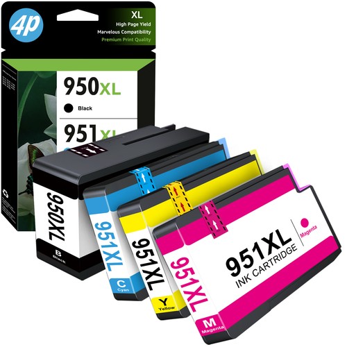 4PK 950XL Ink for HP 950 XL 951 XL OfficeJet Pro 8100 8600 8610 8620 ...