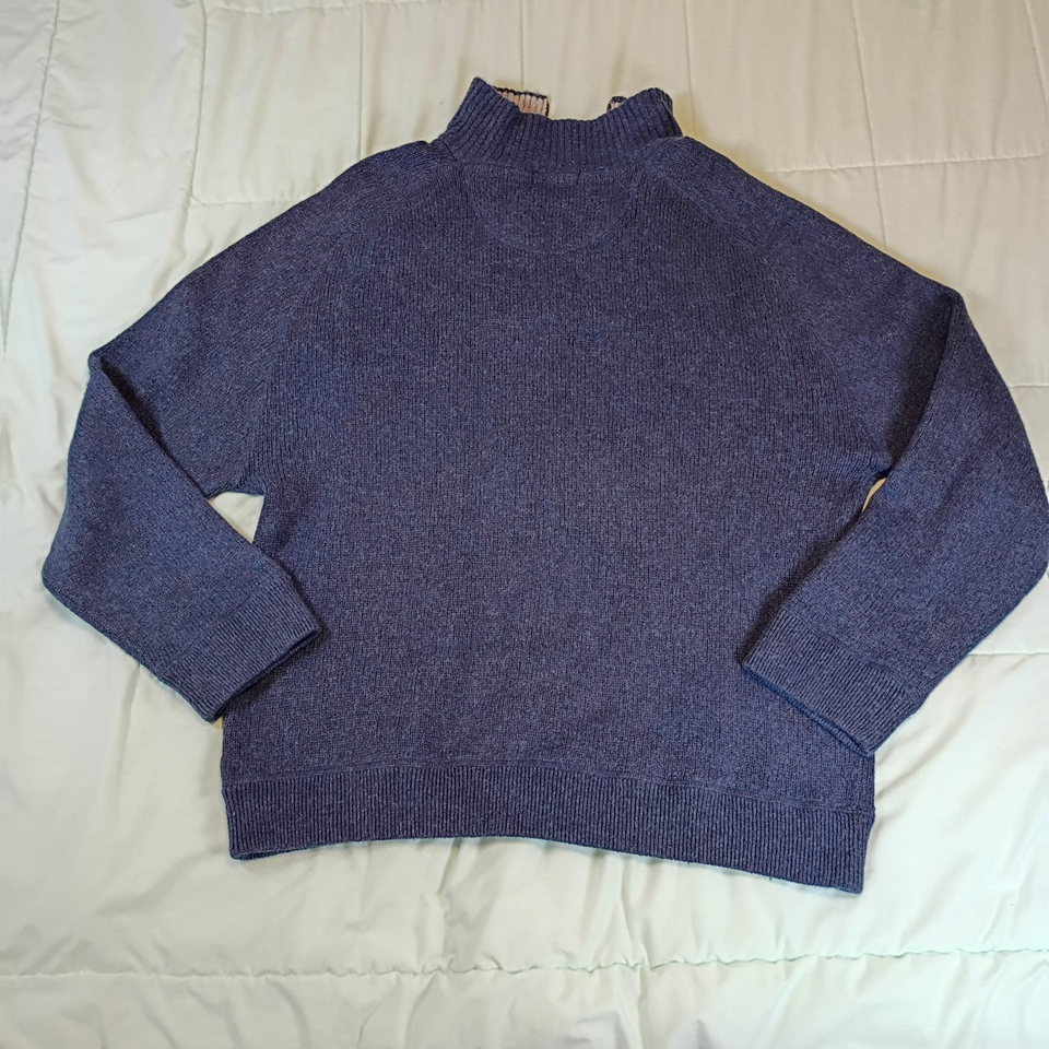 Bob Timberlake Men's Blue Cotton & Wool Long Sleeve Sweater XL | eBay
