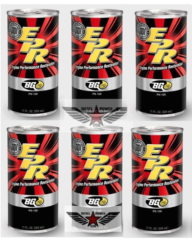 BG EPR Engine Performance Restoration PN109 11 Fl. Oz., 6 Pack W/ Free ...