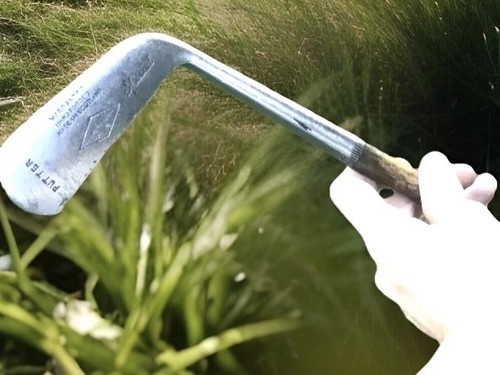 Antique Trueline Rustless Special Scottish Golf Golfing Golfers Putter ...