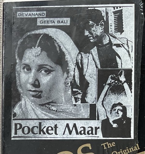 POCKET MAAR VHS 1956 Hindi Vintage Classic Movie B W Dev Anand, Geeta Bali | eBay