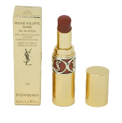 Yves Saint Laurent YSL Rouge Volupte Shine Oil In Stick 122 Burnt ...