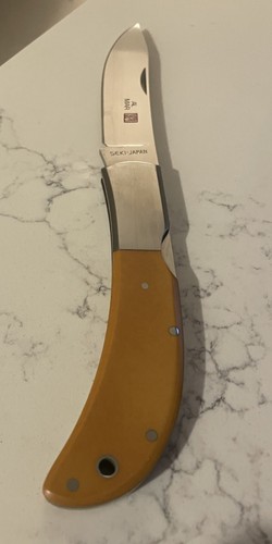 Seki City Al Mar folder linnen Micart Vintage knife | eBay