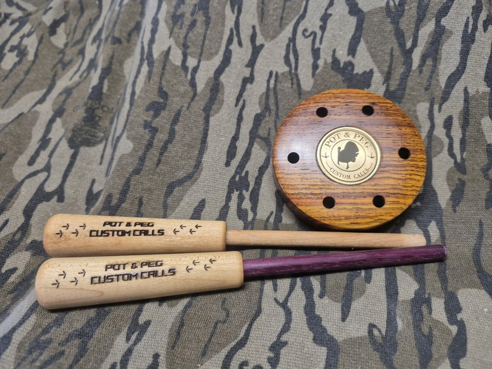 Titanium over glass turkey call in cocobolo pot for sharp, raspy tones ...