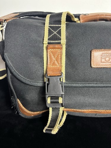 Jessops Leather Trimmed Video/Camera Bag Shoulder Strap Internal ...