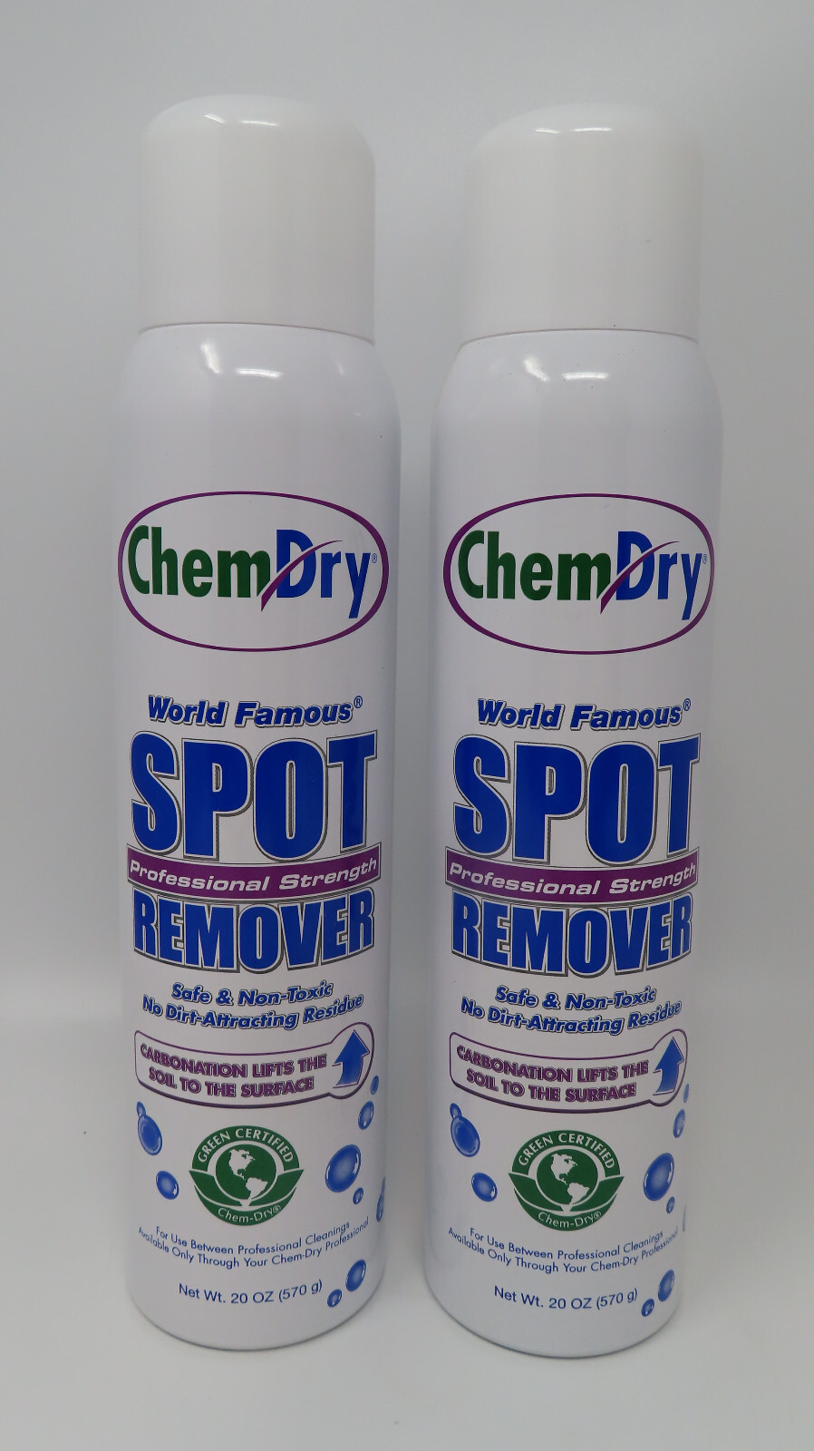 Lot of 2 Chem Dry Professional Strength Spot Remover Concentrated ...
