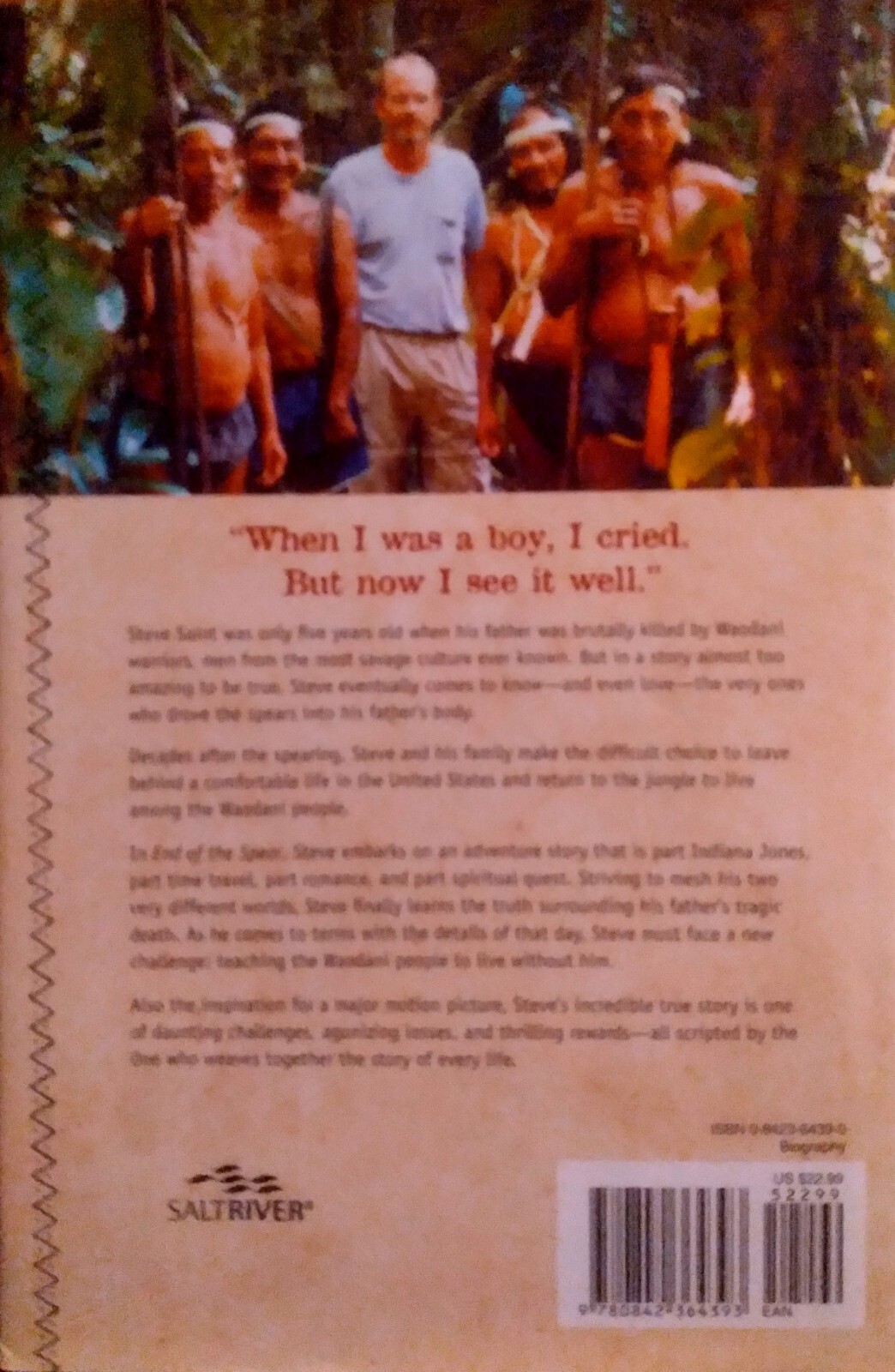 End of the Spear by Steve Saint (2005, Hardcover/DJ) | eBay