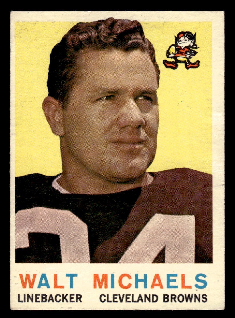 1959 Topps Football #26 Walt Michaels VG *e2 | eBay