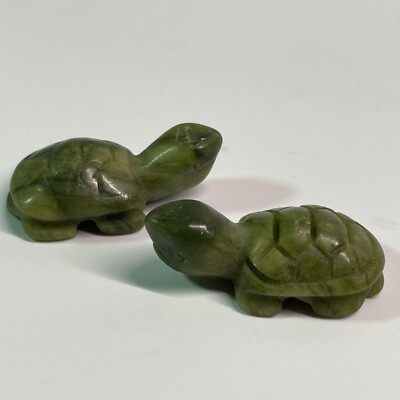 Natural jade hand carving little TURTLES ZZ | eBay