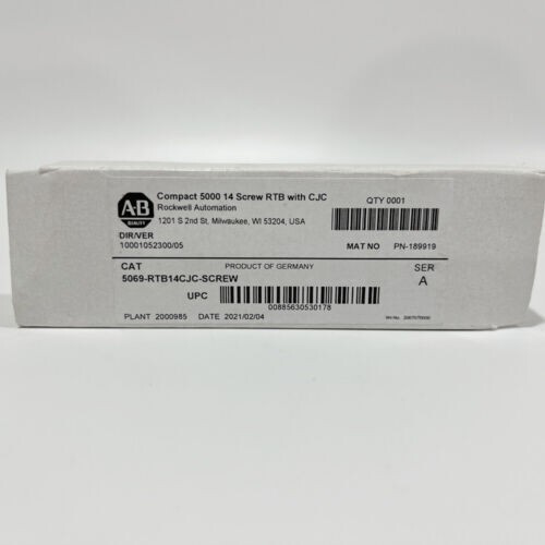 1 PCS New AB 5069-RTB14CJC-SCREW Allen-Bradley 5069 RTB14CJC SCREW | eBay