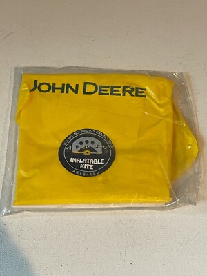 Vintage John Deere Yellow inflatable Kite tractor farming farm | eBay