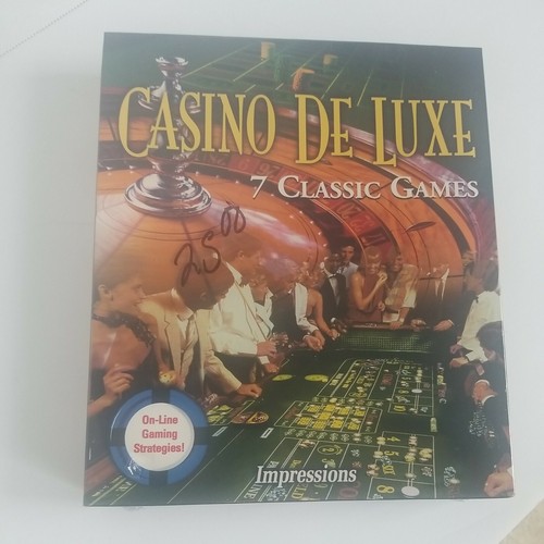 Casino De Luxe 7 Classic Games PC CD ROM for Windows 3.1 / 95 Brand New ...