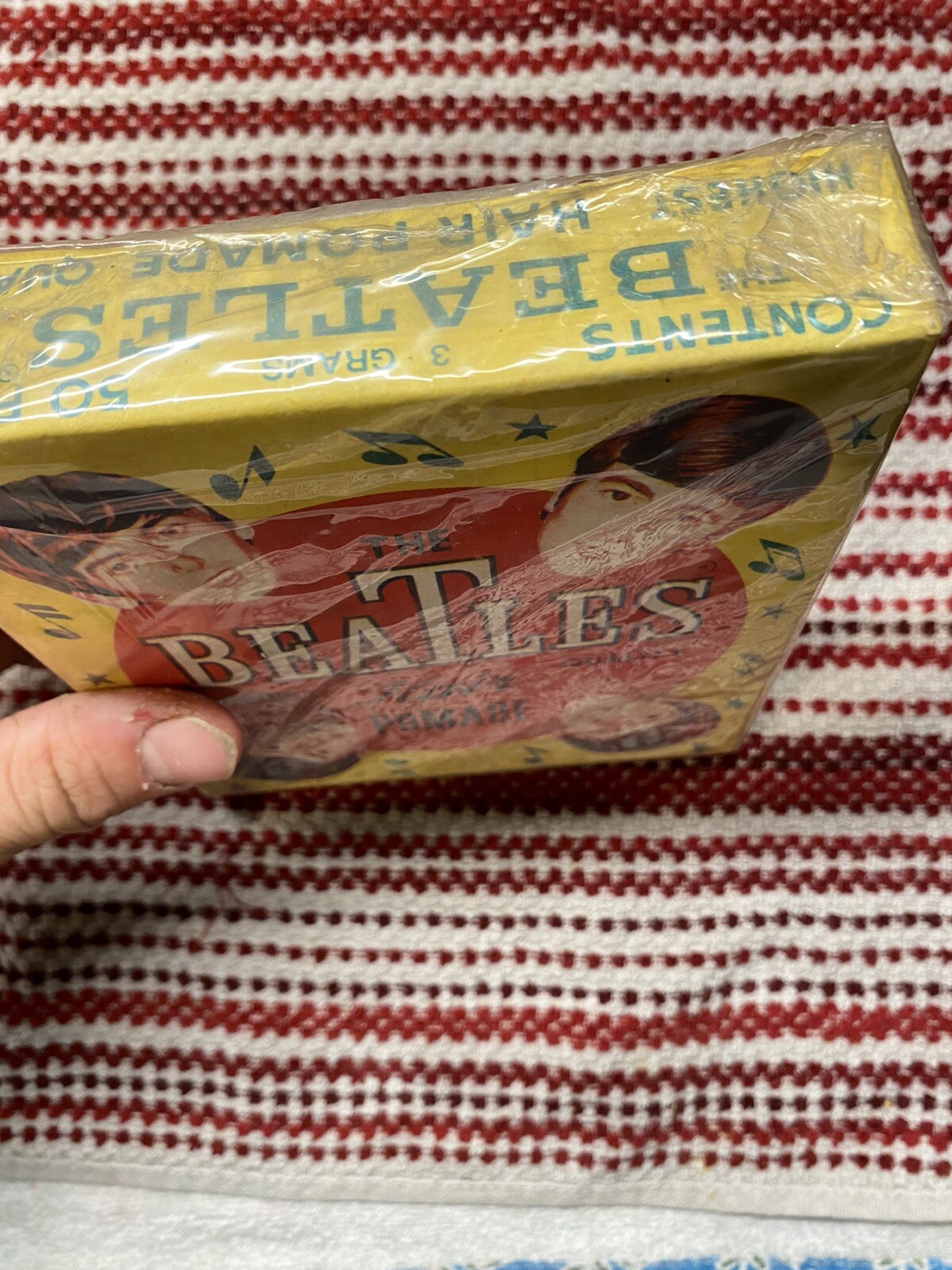 1964, Beatles, "Un-Opened" HAIR POMADE (Box of 50 Packets) Scarce ...