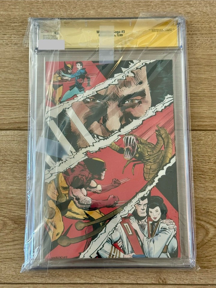 Wolverine Saga #3 CGC 9.6 (1989) - Cover by John Romita Jr. Signed By ...