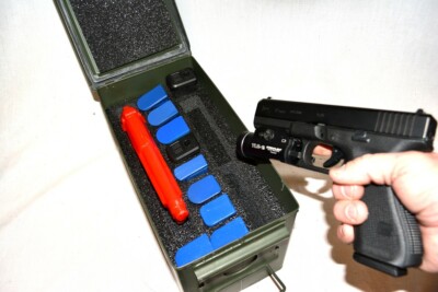 New Precut 2 Pistols + 10 mag Military foam insert fits .50 50 cal Ammo ...