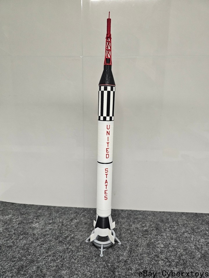 1:60 Scale NASA Gemini TitanII + Redstone Launch Vehicle Rocket Model ...
