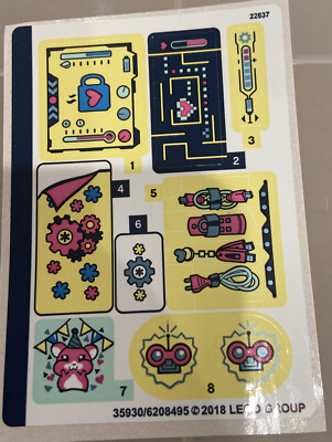 Lego Friends #41329 STICKER SHEET ONLY Olivia’s Deluxe Bedroom ***READ ...