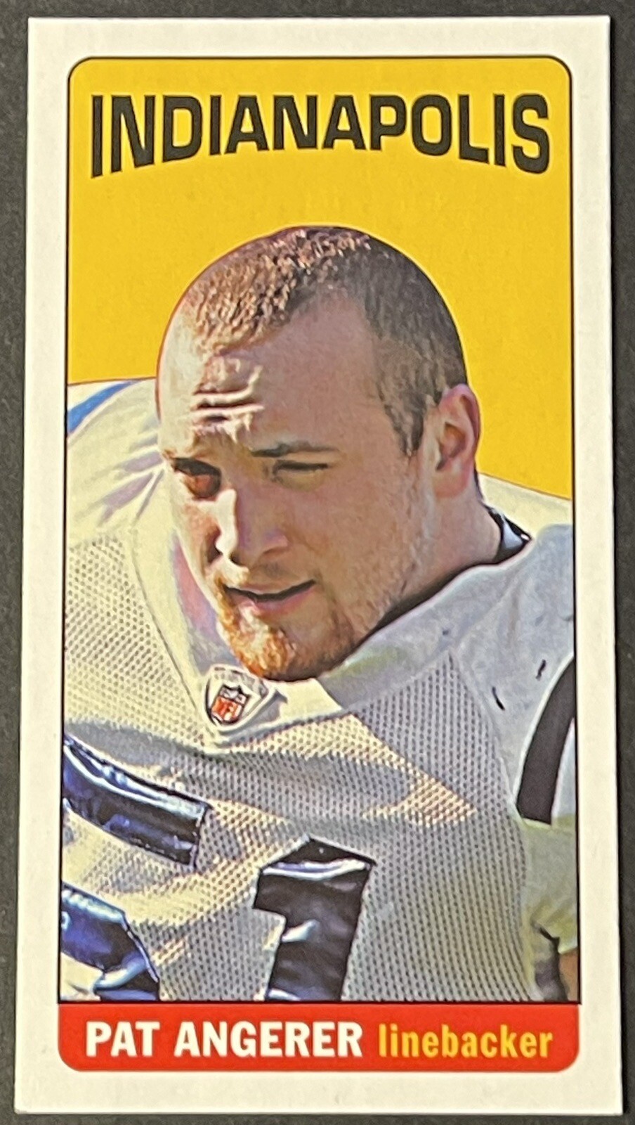 2012 Topps Football 1965 Mini Tall Boy Card #12 Pat Angerer ...