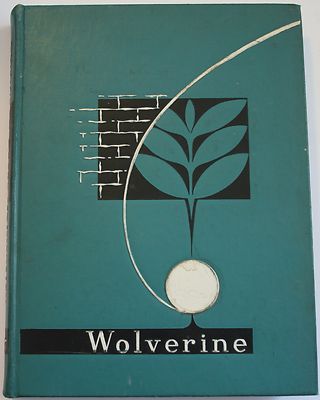 1957 Michigan State University Wolverine Yearbook College MSU | eBay