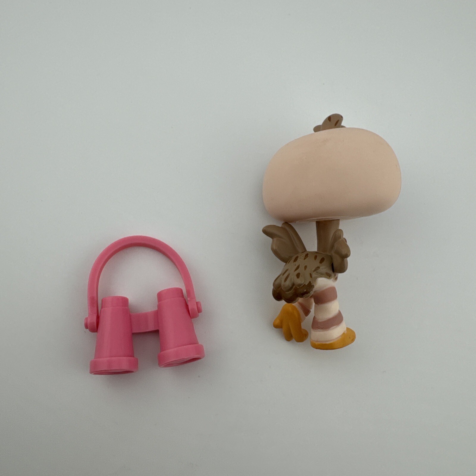 Littlest Pet Shop LPS Ostrich 945 Postcard Pets Bird Brown Purple Swirl ...