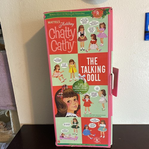 Mattel Holiday Chatty Cathy Doll 1998 Reproduction of 1960 Original. | eBay