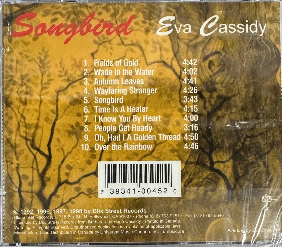 Eva Cassidy - Songbird (CD 1998 Blix Records) Sealed Brand NEW | eBay
