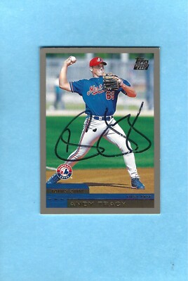 2000 Topps Andy Tracy RC Rookie Auto On Card Signed Autographed | eBay