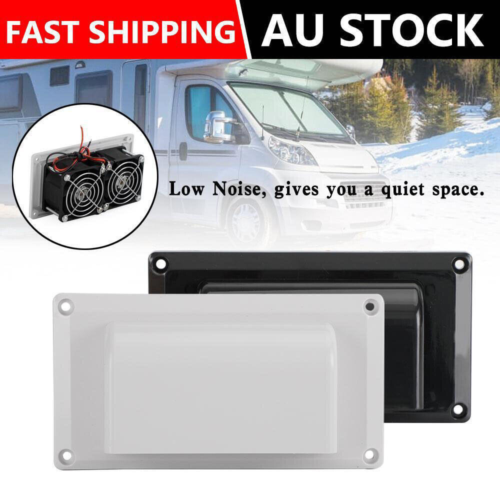 12V RV Side Air Vent Ventilation Exhaust Fan Caravan Motorhome Trailer ...