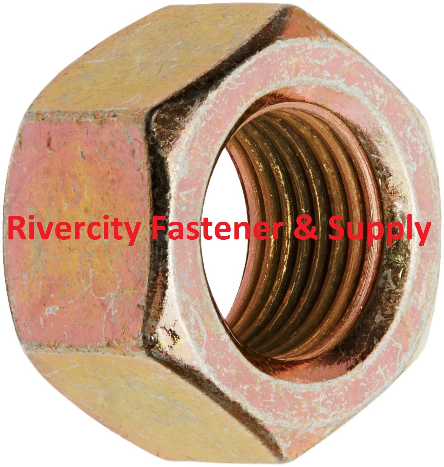 (5) 1-14 Grade 8 Left Hand / Reverse Thread Nuts 1x14 Nuts 1 inch Fine ...