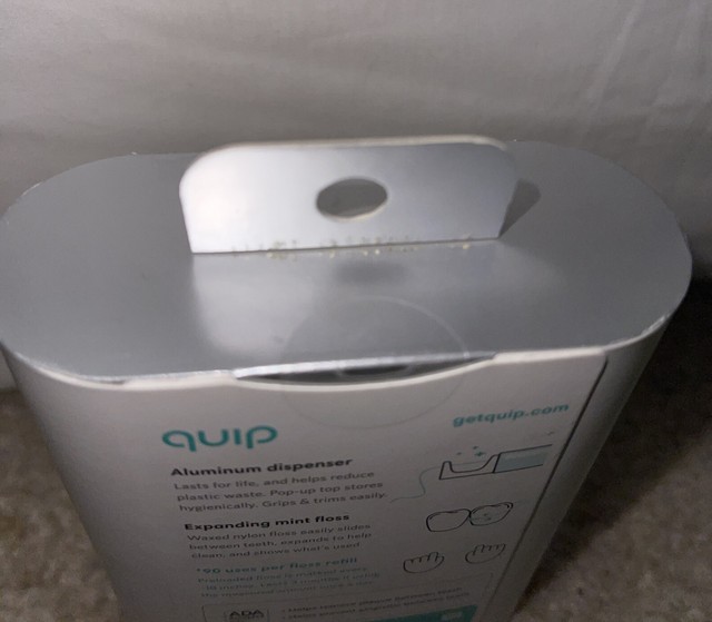 3 - Quip Floss String Silver Metal Refillable Dispenser for sale online ...