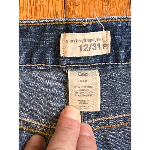 Gap Women’s Slim Boyfriend Jeans Size 12/31 Regular | eBay