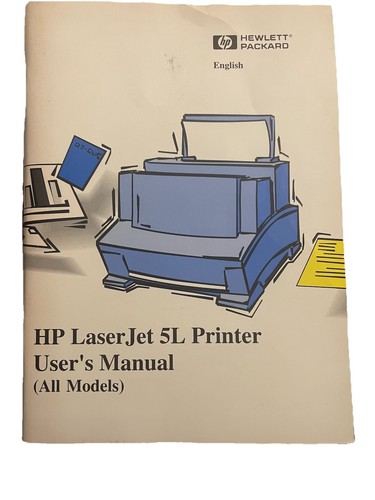 HP LaserJet 5L Printer User's Manual (All Models) | eBay