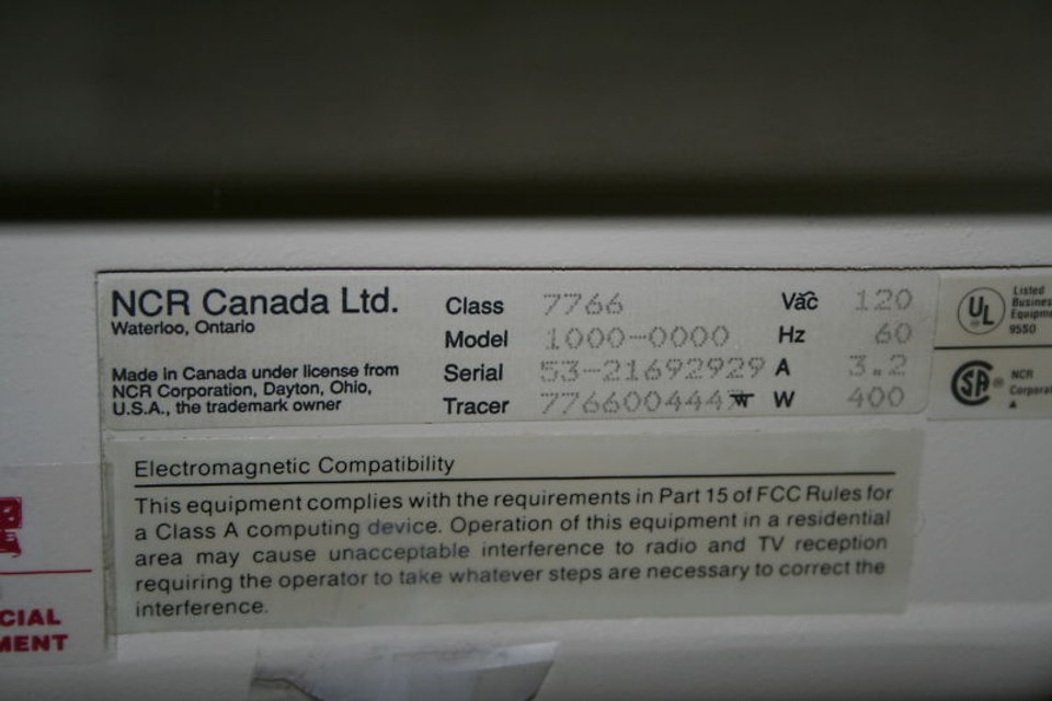 NCR 7766 Single Pocket Proof Encoder * USED | eBay