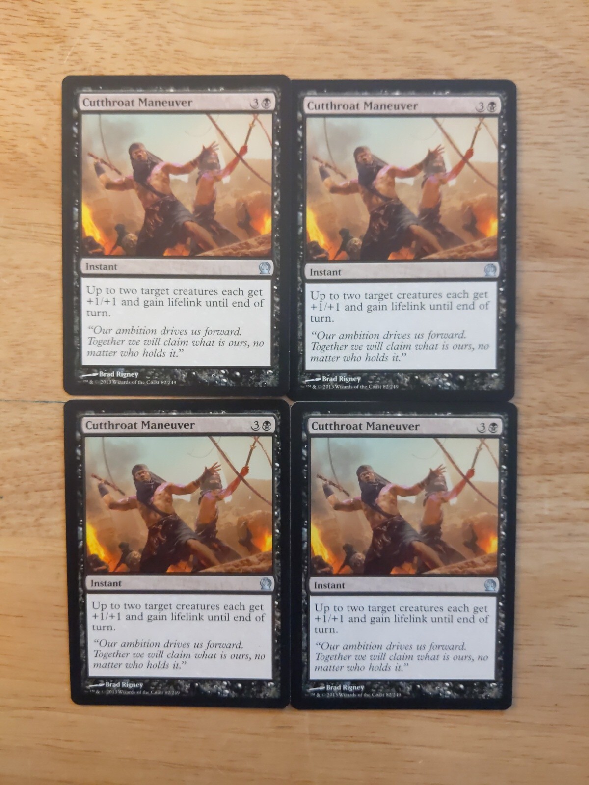 MTG Cutthroat Maneuver x 4 | eBay