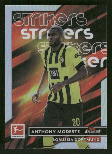 2021-22 Topps Finest Bundesliga Anthony Modeste Finest Strikers #FS-AM ...