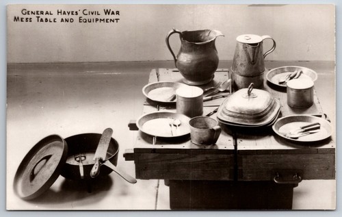Fremont~Civil War Mess Table Equipment~President General Rutherford B ...